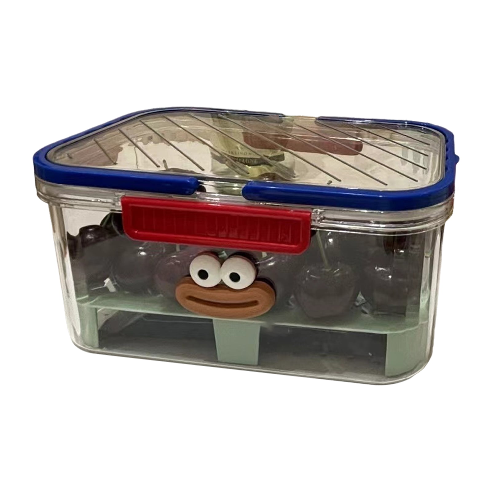 Kafvhsty Portable Refrigerator Crisper Box with Lid Food Grade BPA Free ...