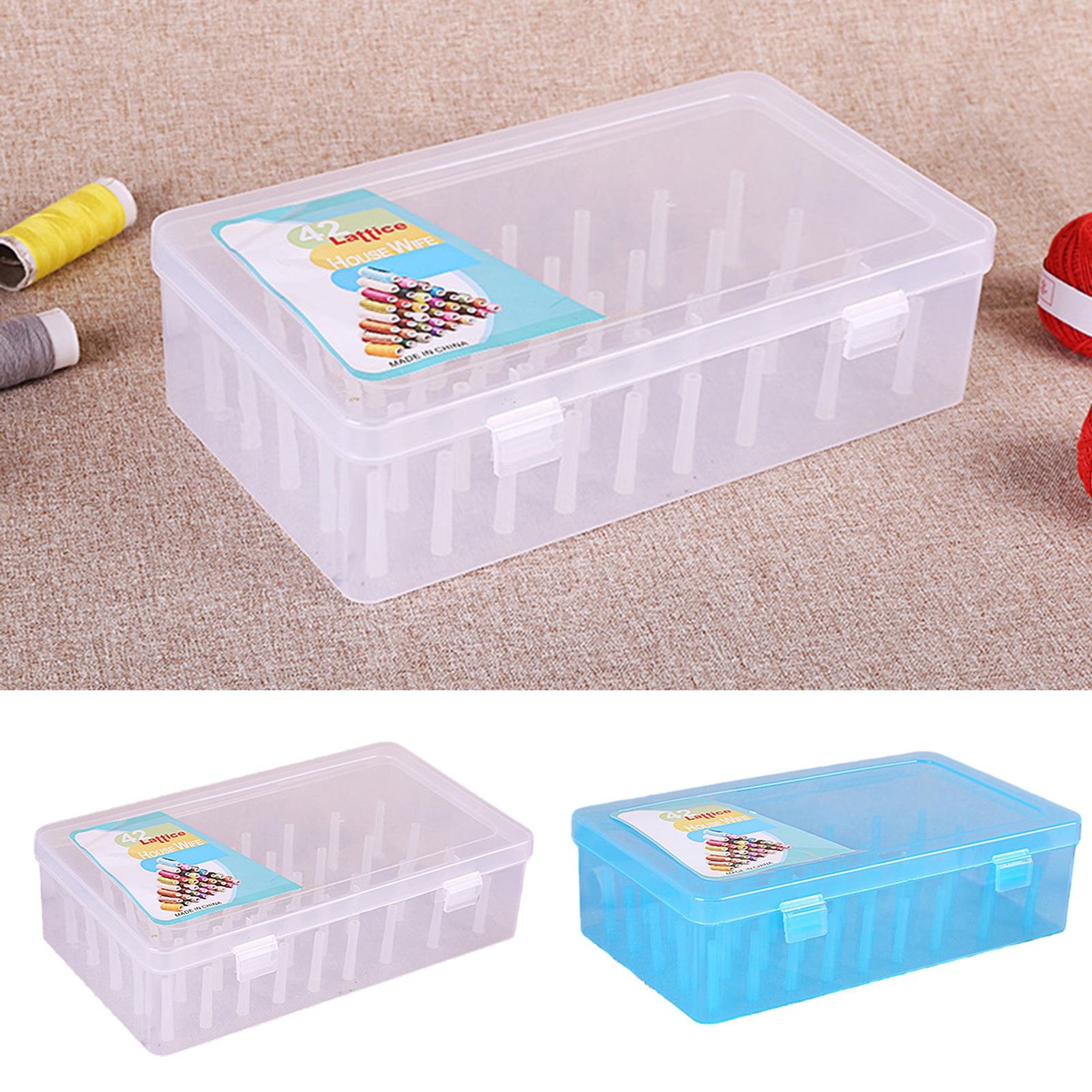 Kafvhsty Sewing Box for Home Supply, 42 Axis, High Capacity ...