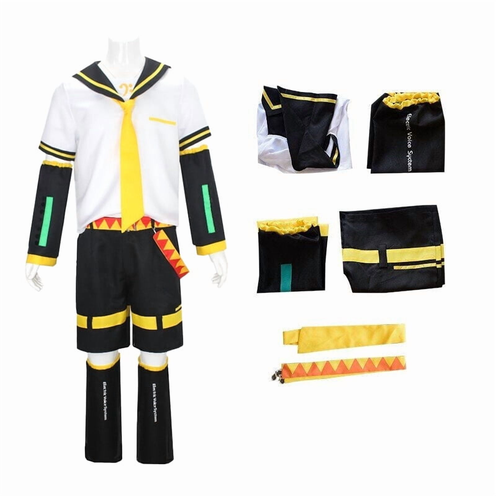 Kagamine Twin-Themed JK Sailor Uniform Outfit Set for Women/Men Full ...