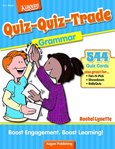 Pre-Owned Kagan Publishing Quiz-Quiz-Trade Grammar - Grade 2-6 ...