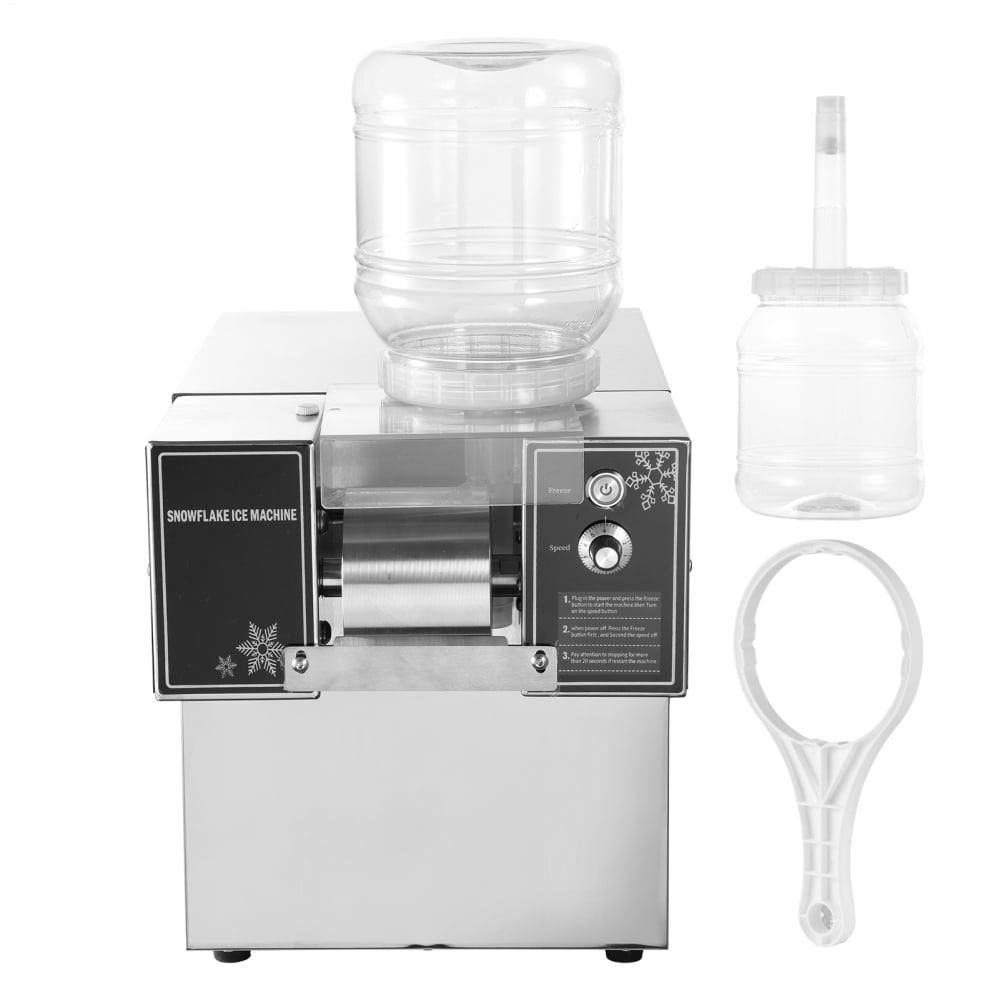 Kagrote 110v 60hz 360W Commercial Snowflake Ice Maker with Adjustable ...