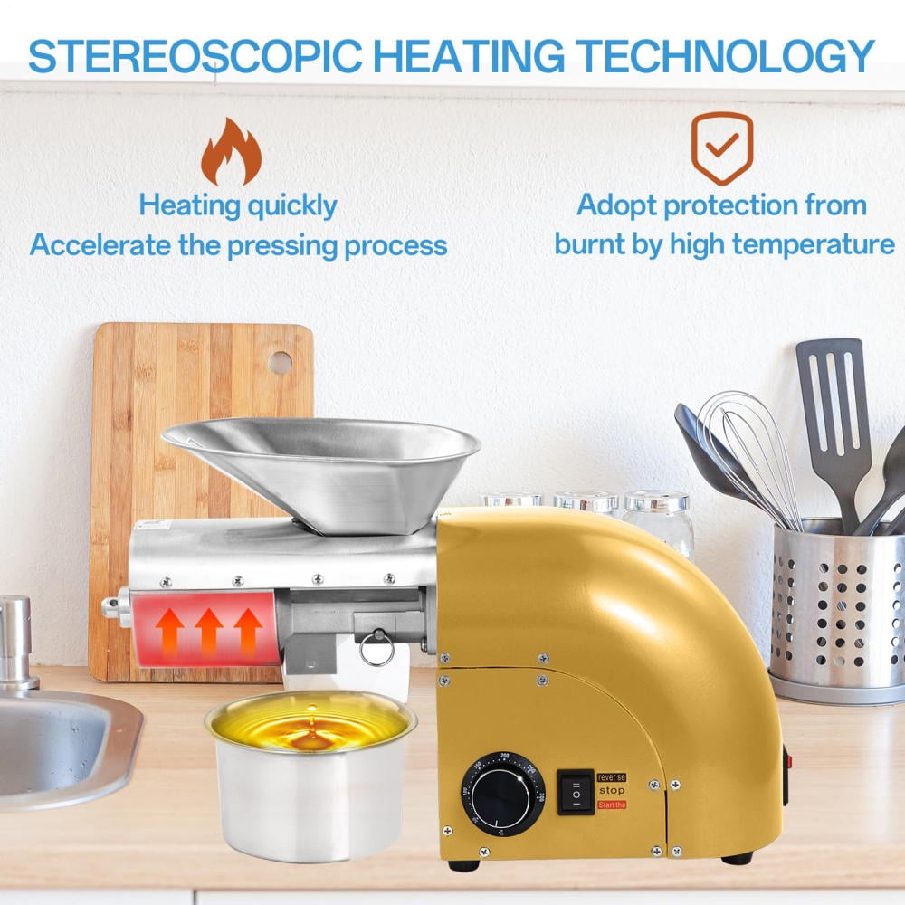 Kagrote 304 Stainless Steel Oil Expeller, Commercial Oil Press Machine ...