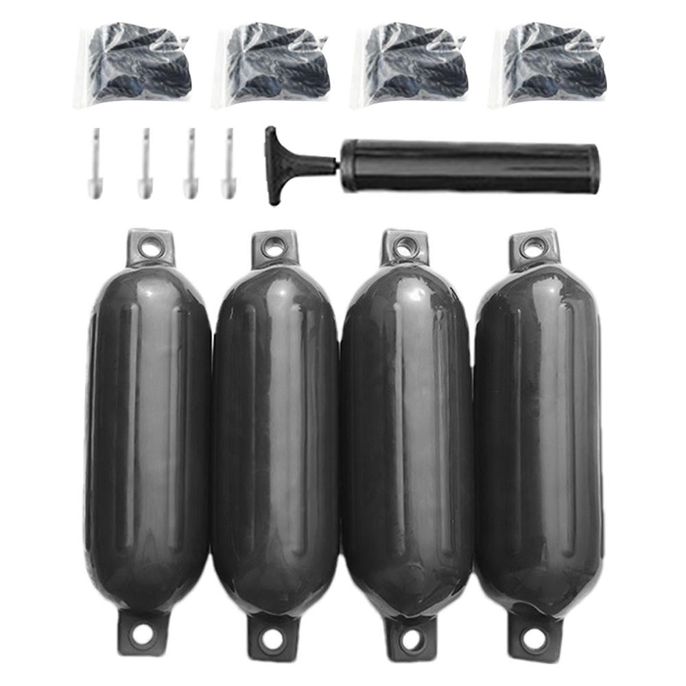 Kagrote 4-Pack 10x30 Inch Boat Bumpers for Sailboats, Center Hole ...