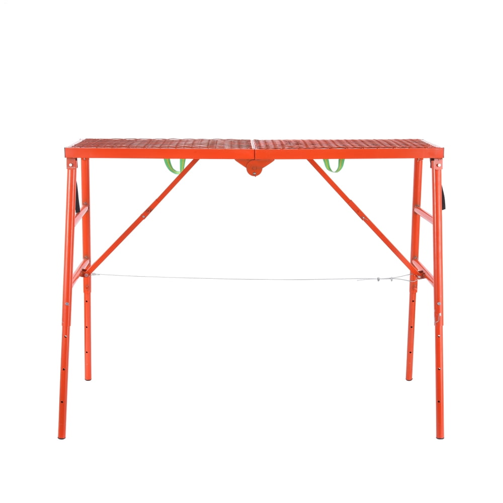 Kagrote Adjustable Scaffolding Equipment, 771Lbs Capacity Foldable Work ...