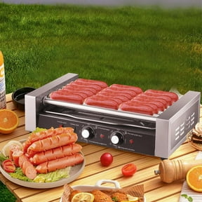 BENTISM Commercial Hot Dog Maker Warmer, 1650W Electric Grill Roaster ...