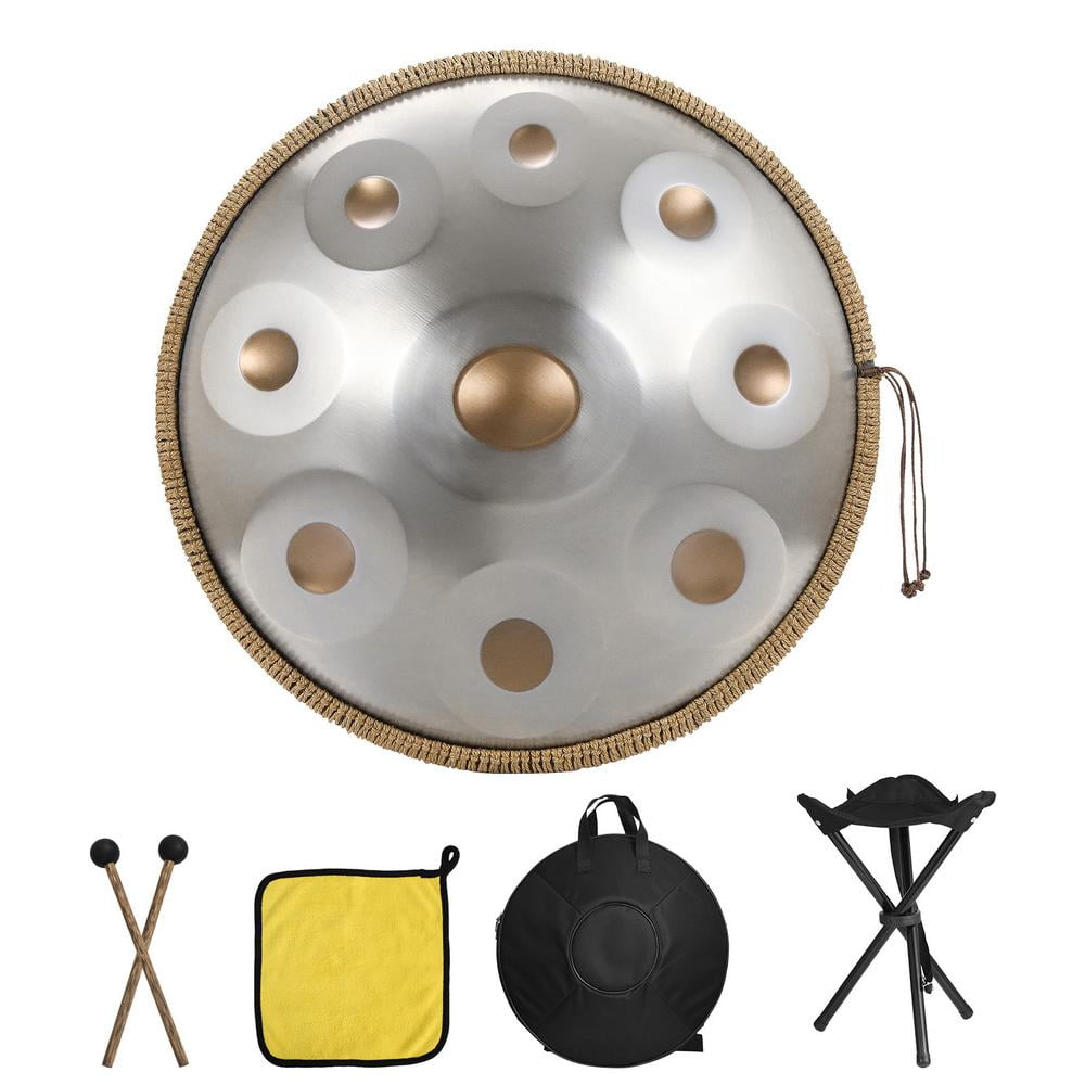 Kagrote Handpan Drum 18 Inches G Minor, 9 Notes Hand Drum Instrument ...