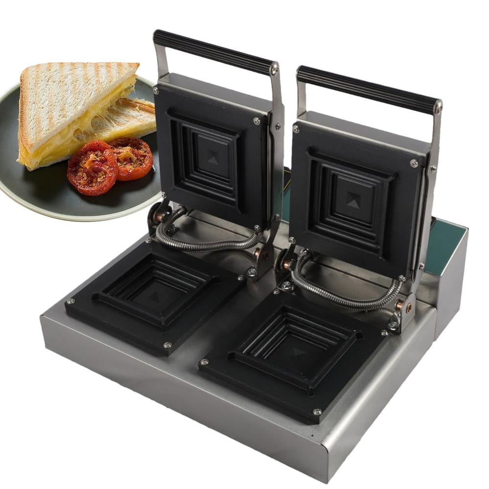 Kagrote Panini Press 2000W Panini Maker Double Toaster Grill Cheese ...