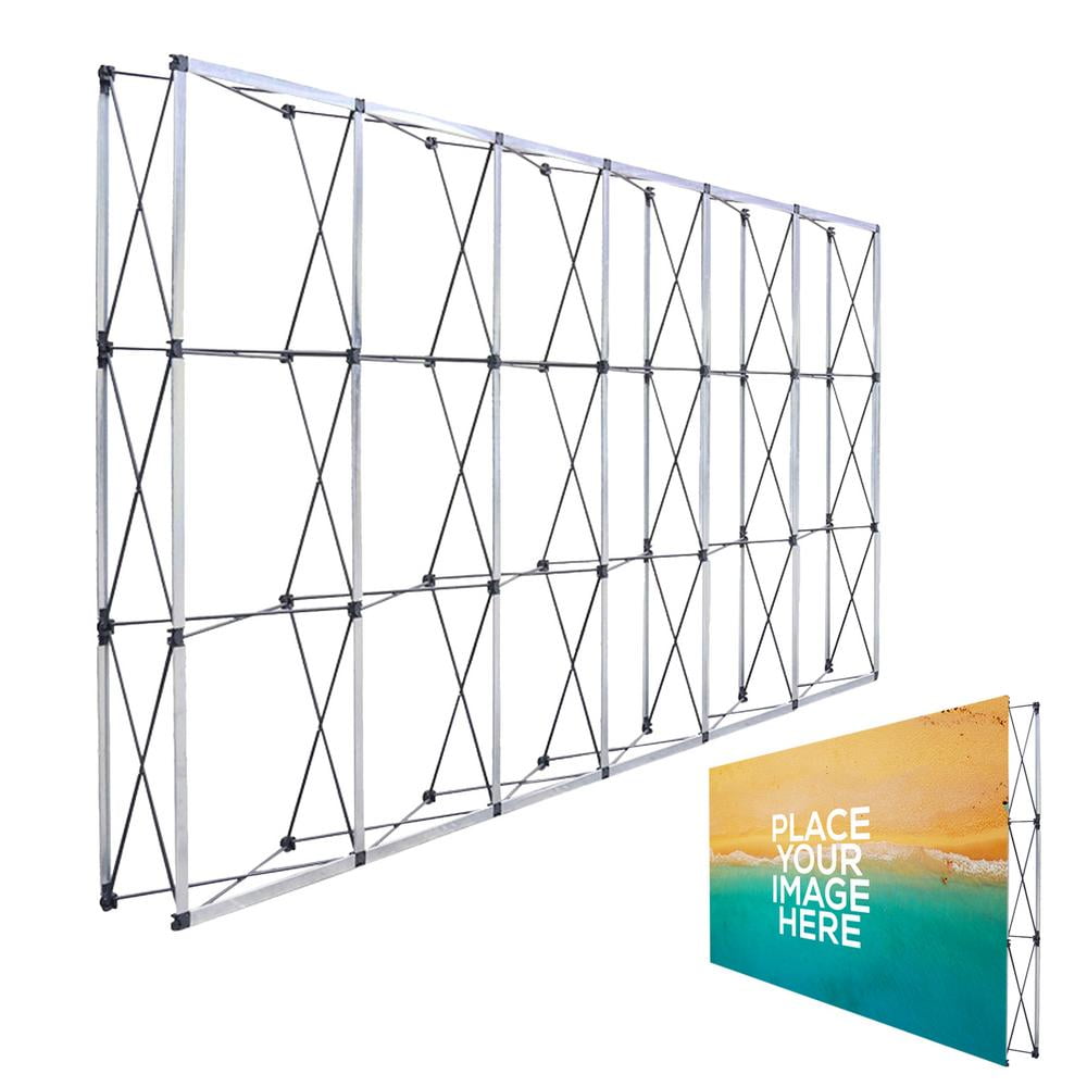 Kagrote Pop-up Display Stand Pop-up Fabric Banner Backdrop Frame Stand ...