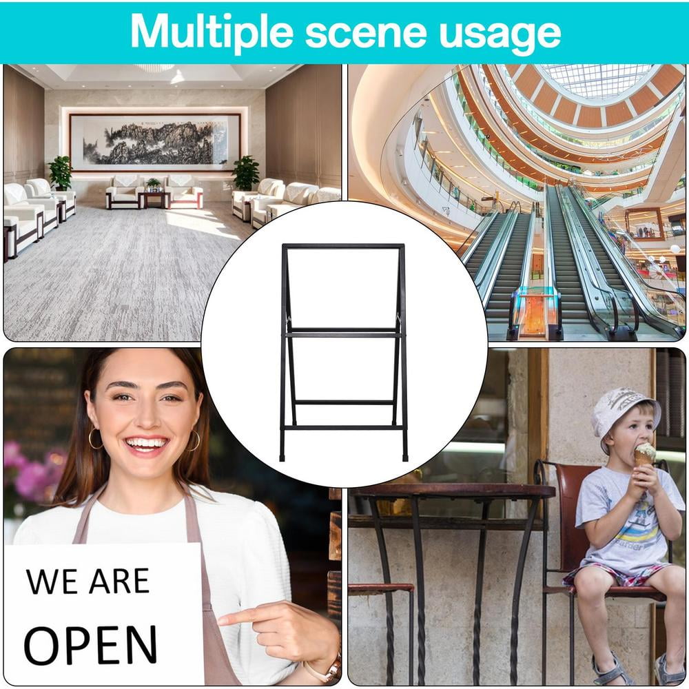 Kagrote Poster Board Stand Store Poster Display Easel Metal Double ...