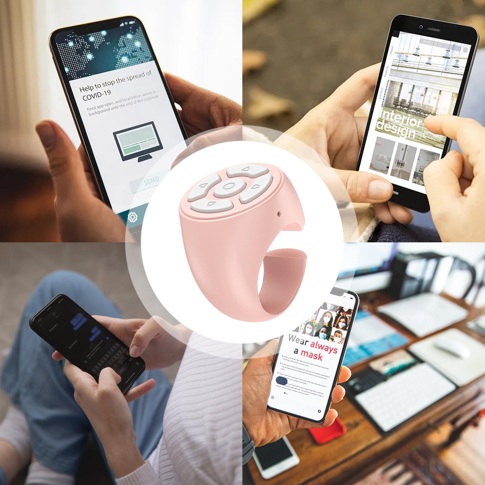 Kagrote Scrolling Ring by Scroll, Ring Finger Remote Control for Video ...