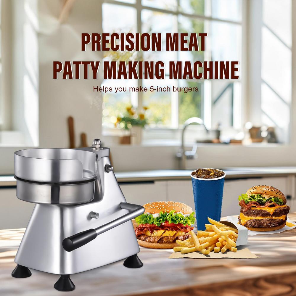 Kagrote Stainless Steel Patty Forming Machine, Commercial-Grade Burger ...