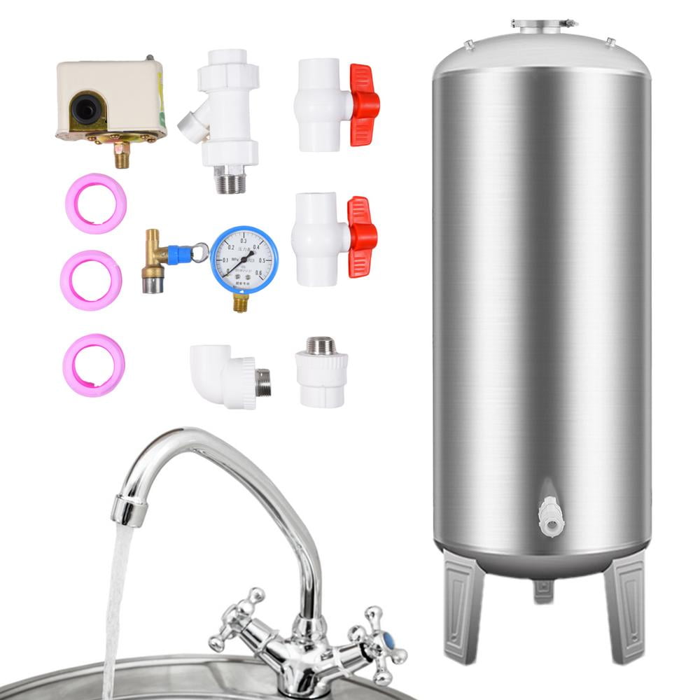 Kagrote Stainless Steel Well Pressure Tank 160L Vertical Pressure Well ...
