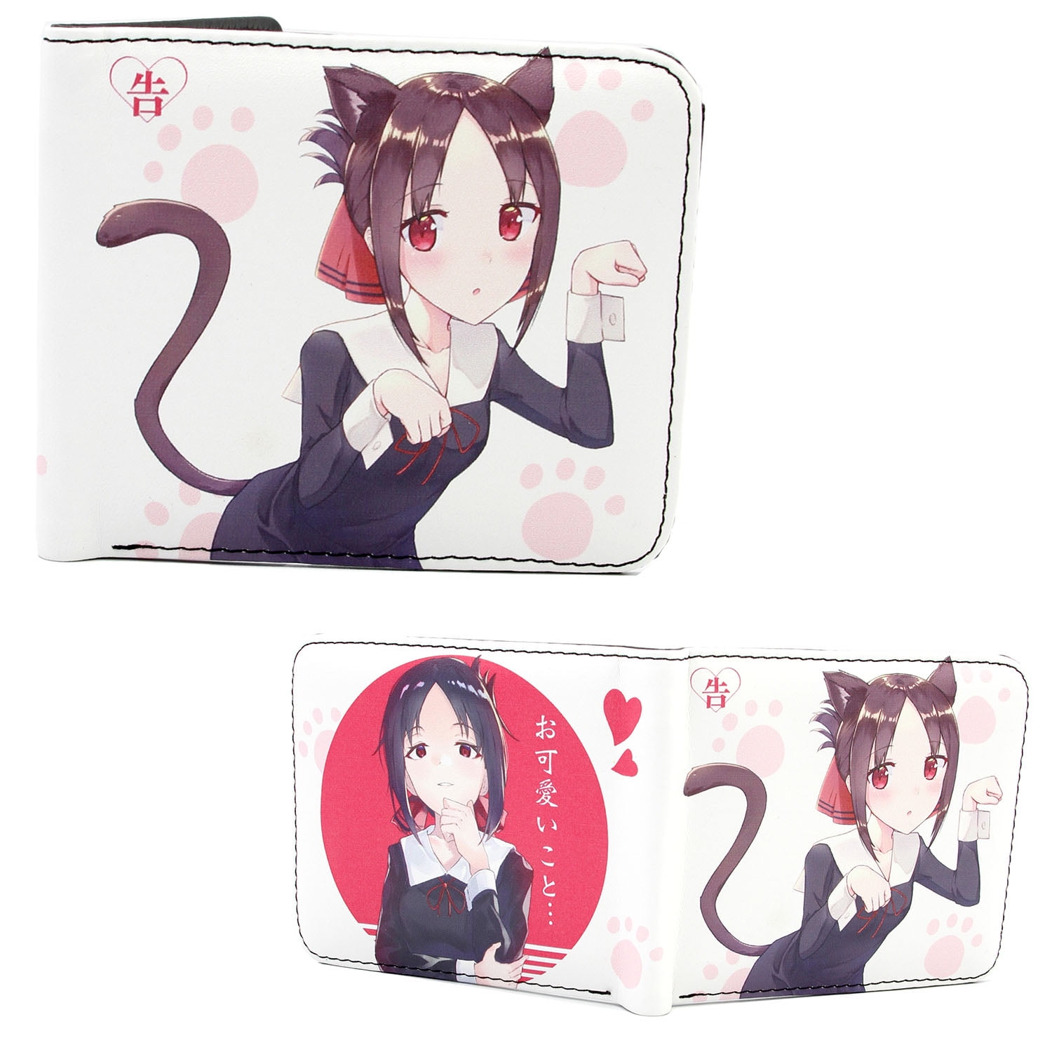 Kaguya Shinomiya Cat Ears - Kaguya-Sama 4x5" Bi-Fold Wallet - Walmart.com
