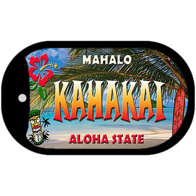 Kahakai Tiki Novelty Metal Dog Tag Necklace DT-7815 2" x 1" Dog Tag (DT ...