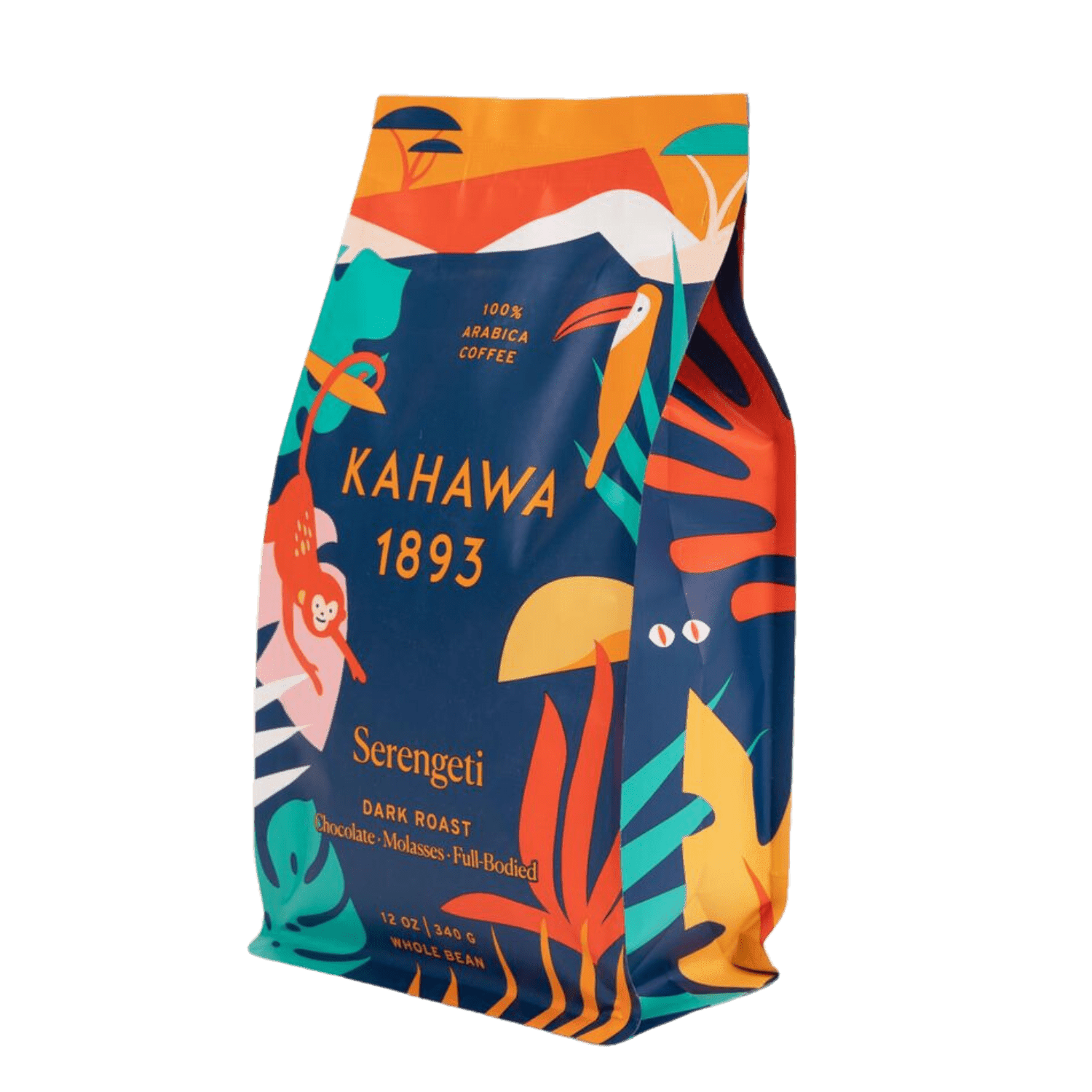 Kahawa 1893 - Coffee Whole Bean Dark Roasted Serengeti - Case Of 6-12 ...