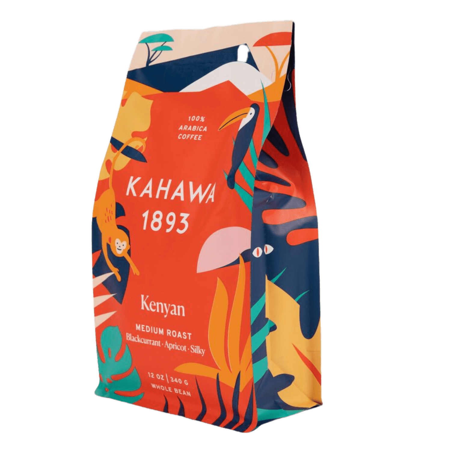 Kahawa 1893 - Coffee Whole Bean Medium Roasted Kenyan - Case Of 6-12 Oz ...