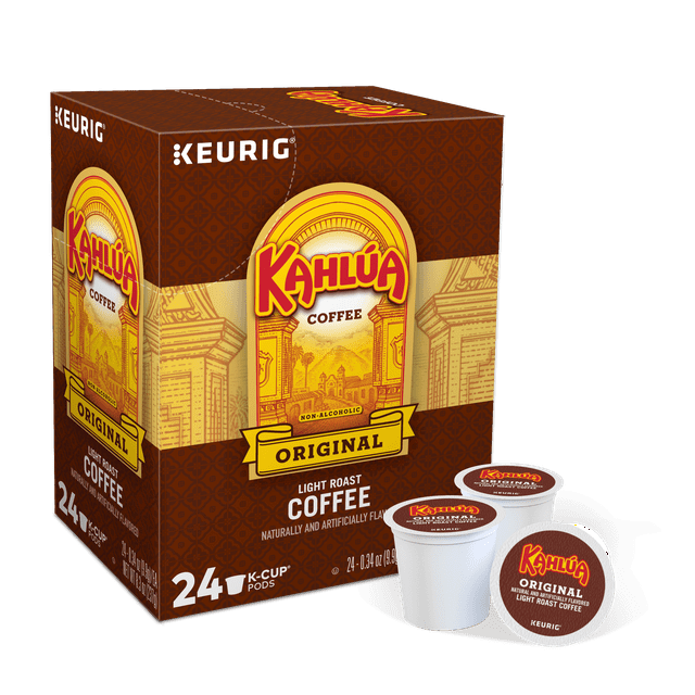 Kahlua Original Light Roast Keurig Coffee Pods, 24 Ct, 100% Arabica ...