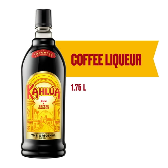 Kahlua Original Rum and Coffee Liqueur, 1.75 L Bottle, 20% ABV ...