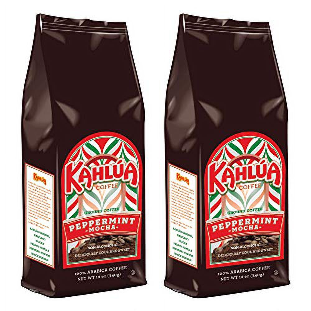 Kahlua - medium roast Ground Peppermint Mocha Coffee (2 bags/12 oz ...