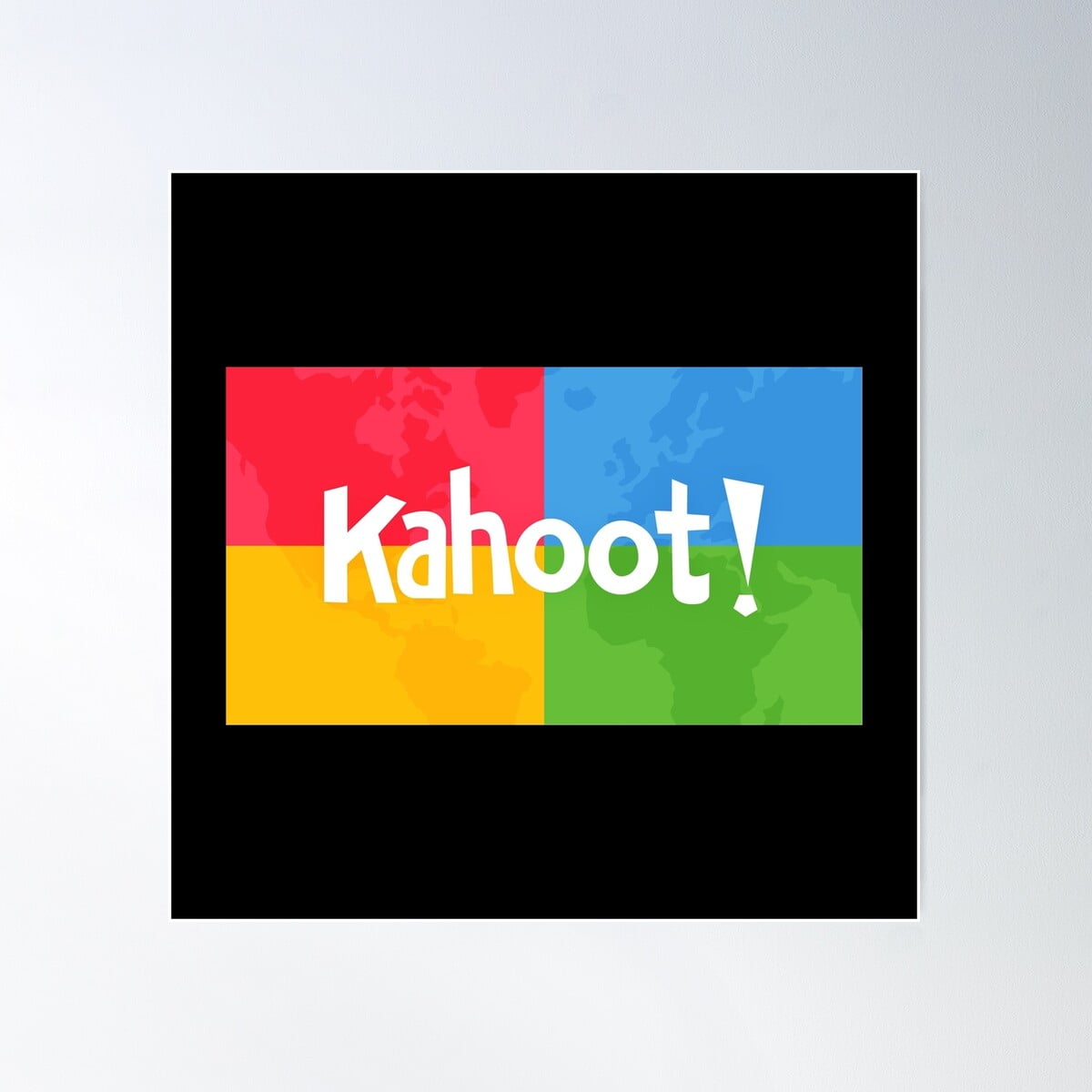Kahoot Poster Wall Art, Modern Wall Decor For Living Room Bedroom ...
