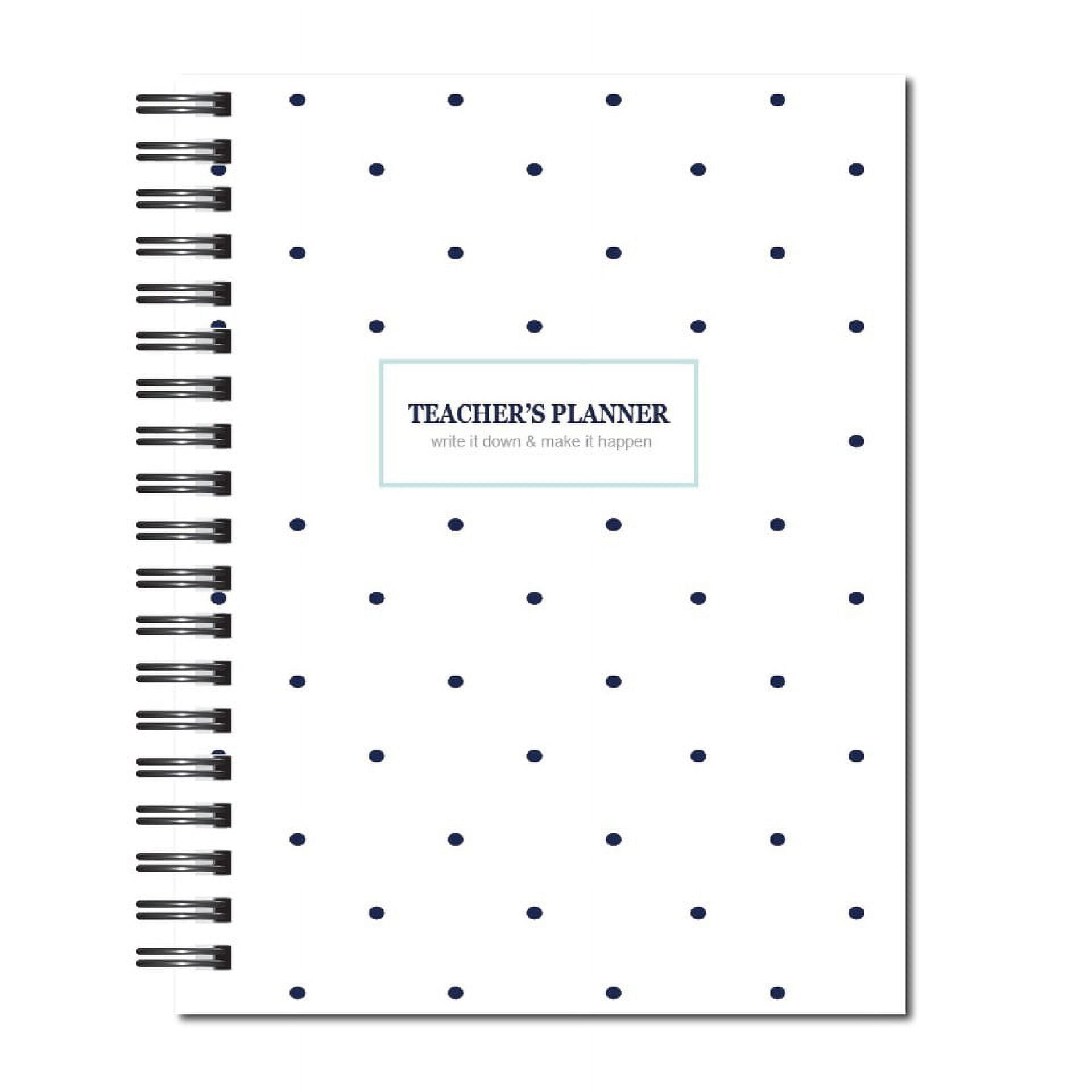 Kahootie Co Monthly / Weekly Teacher Planner, Polka Dot - Walmart.com