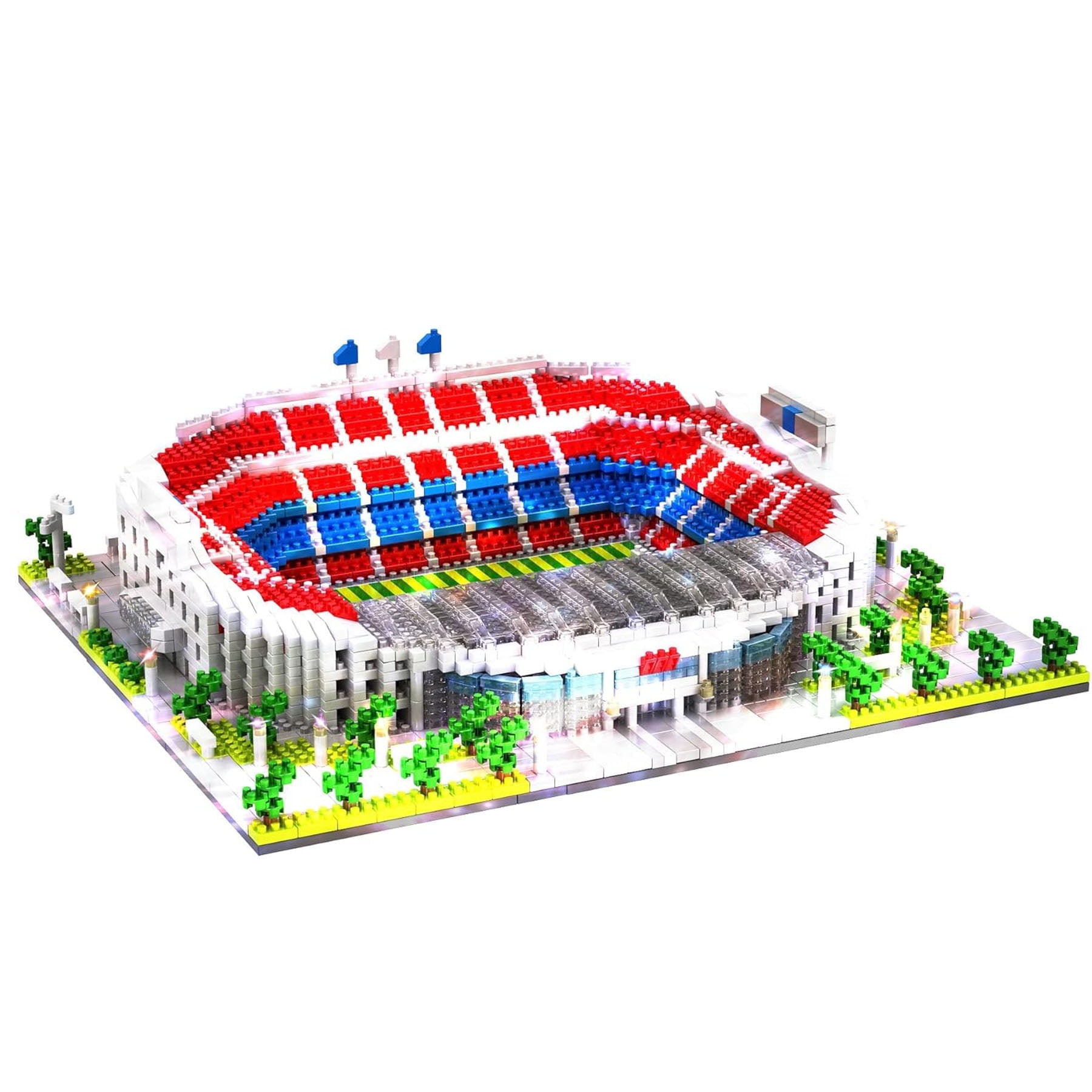 Kahopy Architectural Micro Mini Building Block Set Camp Nou Soccer ...