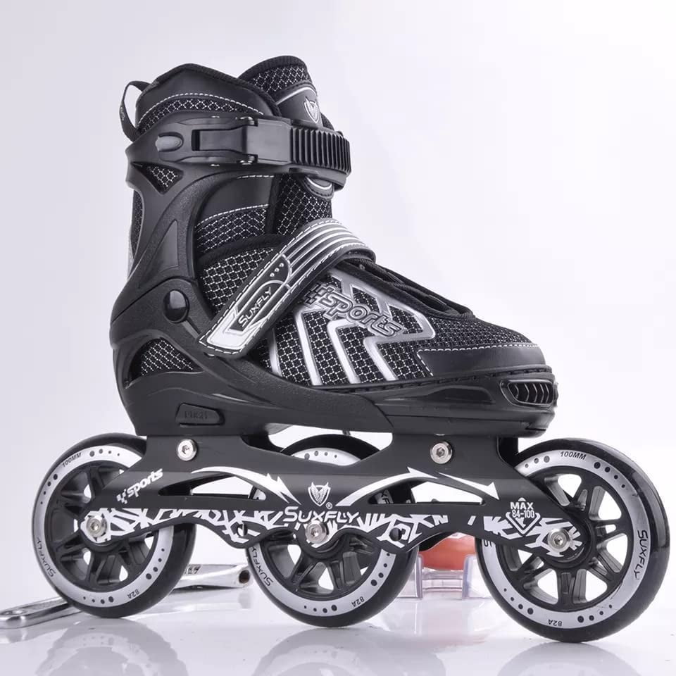 Kahumbo Adjustable Inline Skating Shoes For Boys And Girls With Pu Led ...