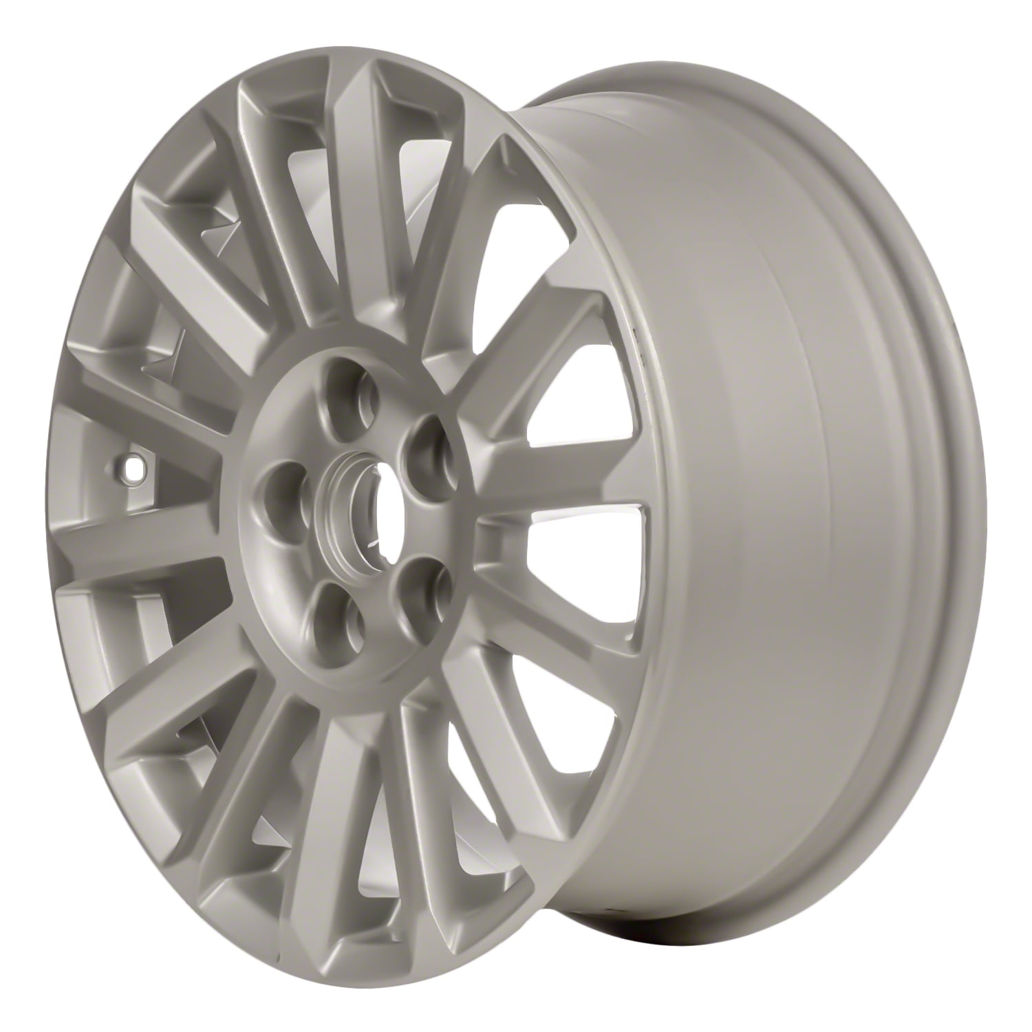 Kai 17 X 8 New Aluminum Alloy Wheel Replica, Painted Silver, Fits 2010 ...
