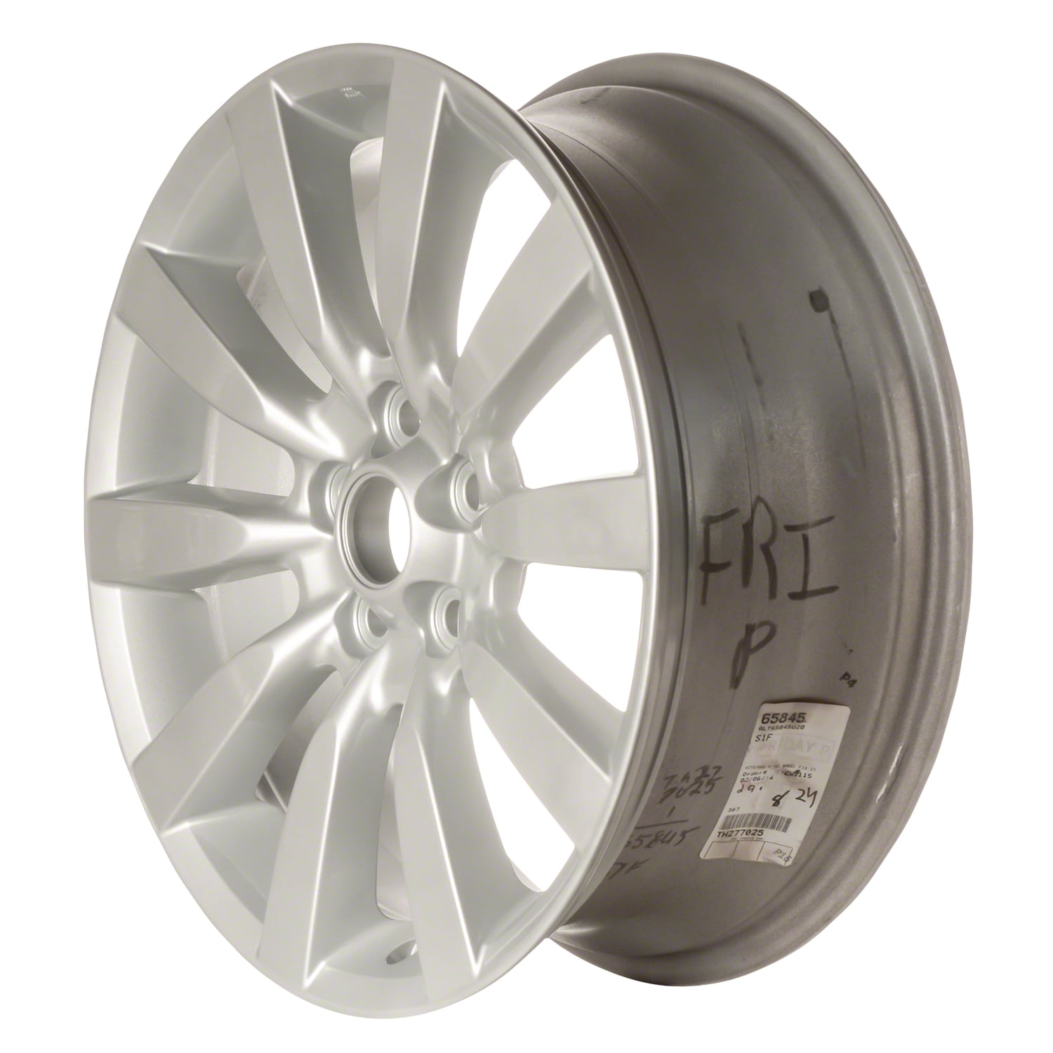 Kai 18 X 7 Reconditioned OEM Aluminum Alloy Wheel, All Painted Silver ...