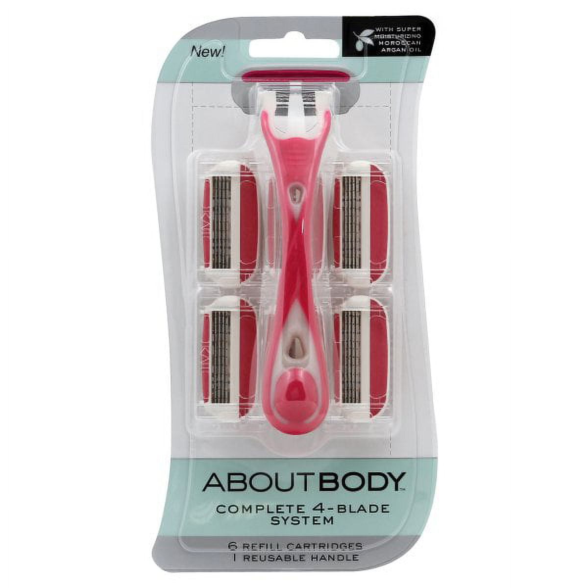 Kai About Body Complete 4-Blade shaving system; Offers Long-Lasting ...