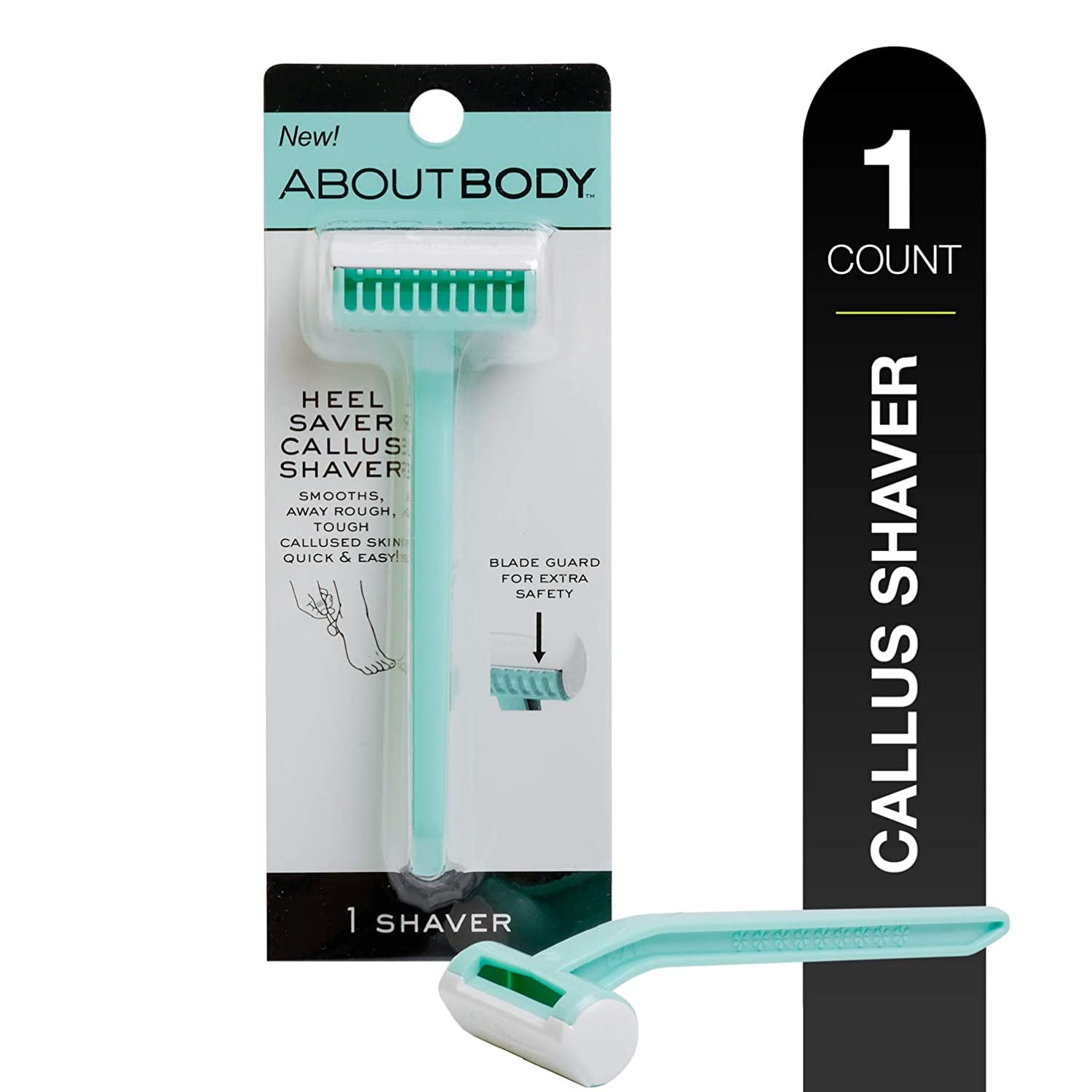 About Face Designs About Body Callus Shaver for Heels, Includes 1 Heel ...