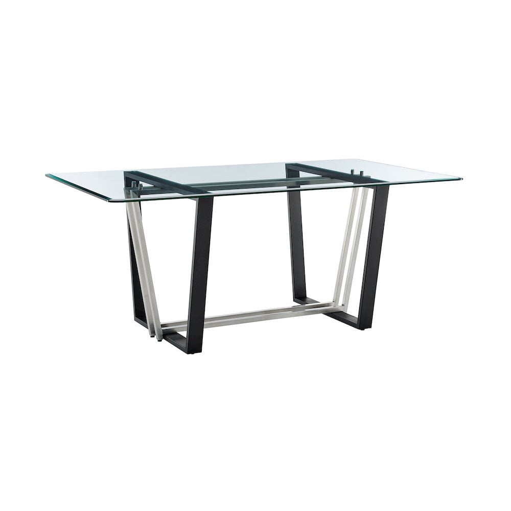 Armen Living Kai 72" Rectangular Dining Table in Black Iron - Walmart.com