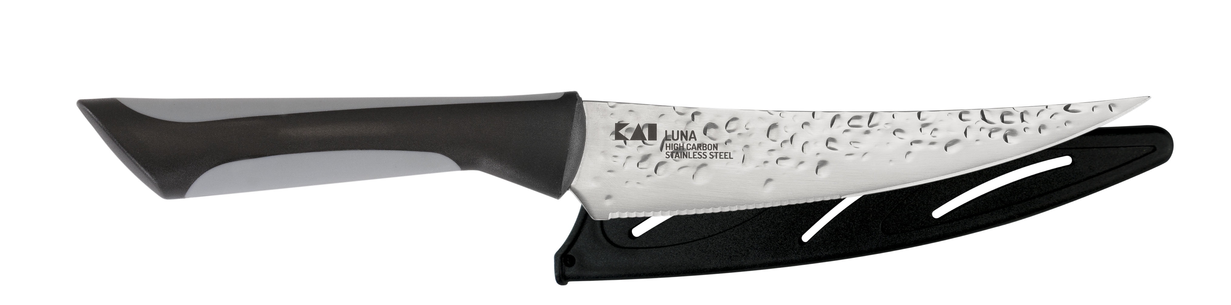 Kai Luna Multi-Utility Knife 6"" w/Sheath and soft-grip handle ...