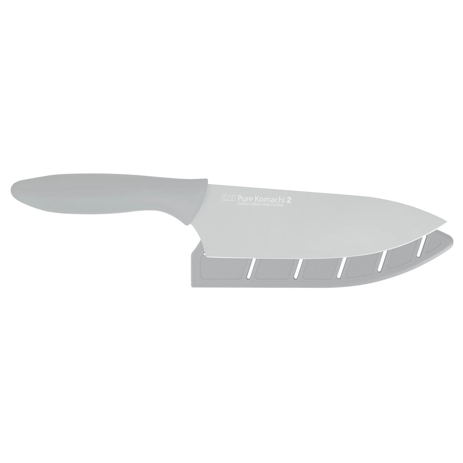 Kai Pure Komachi 2 6-Inch Chef'S Knife With Sheath, Light Gray ...