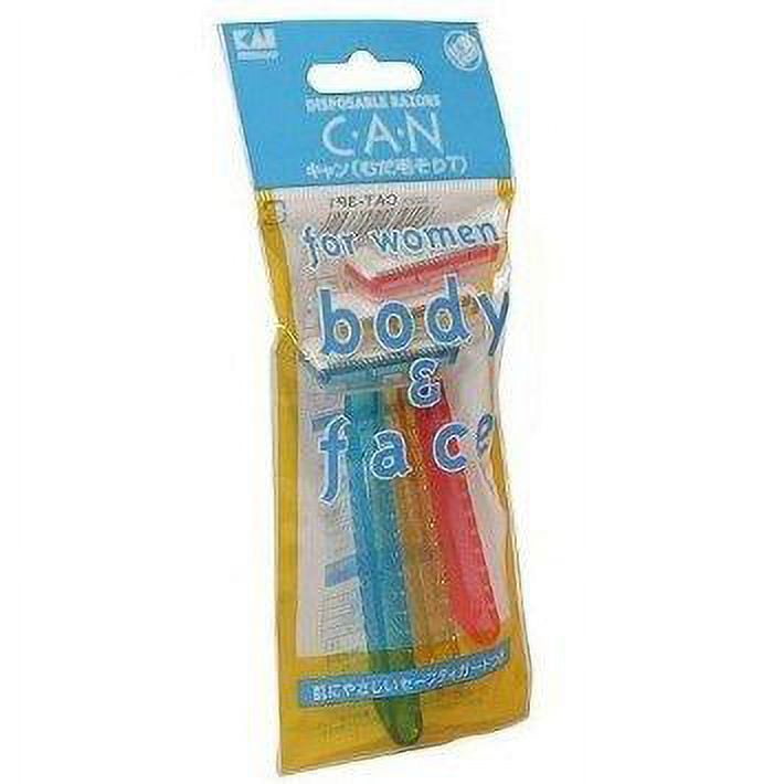 Kai Razor Disposable Razors for Ladies T-Shaped, 3 count - Walmart.com