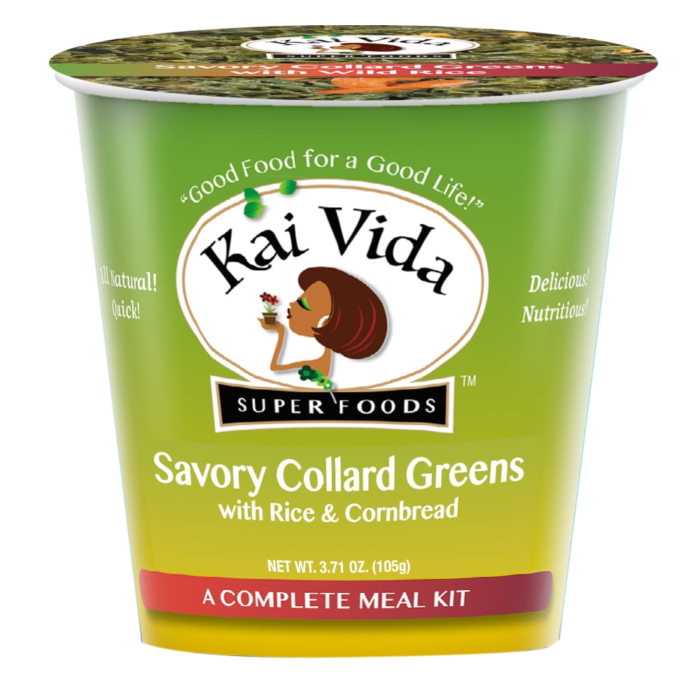 Kai Vida Collard Greens with Wild Rice & Cornbread Kits (3-Pack ...