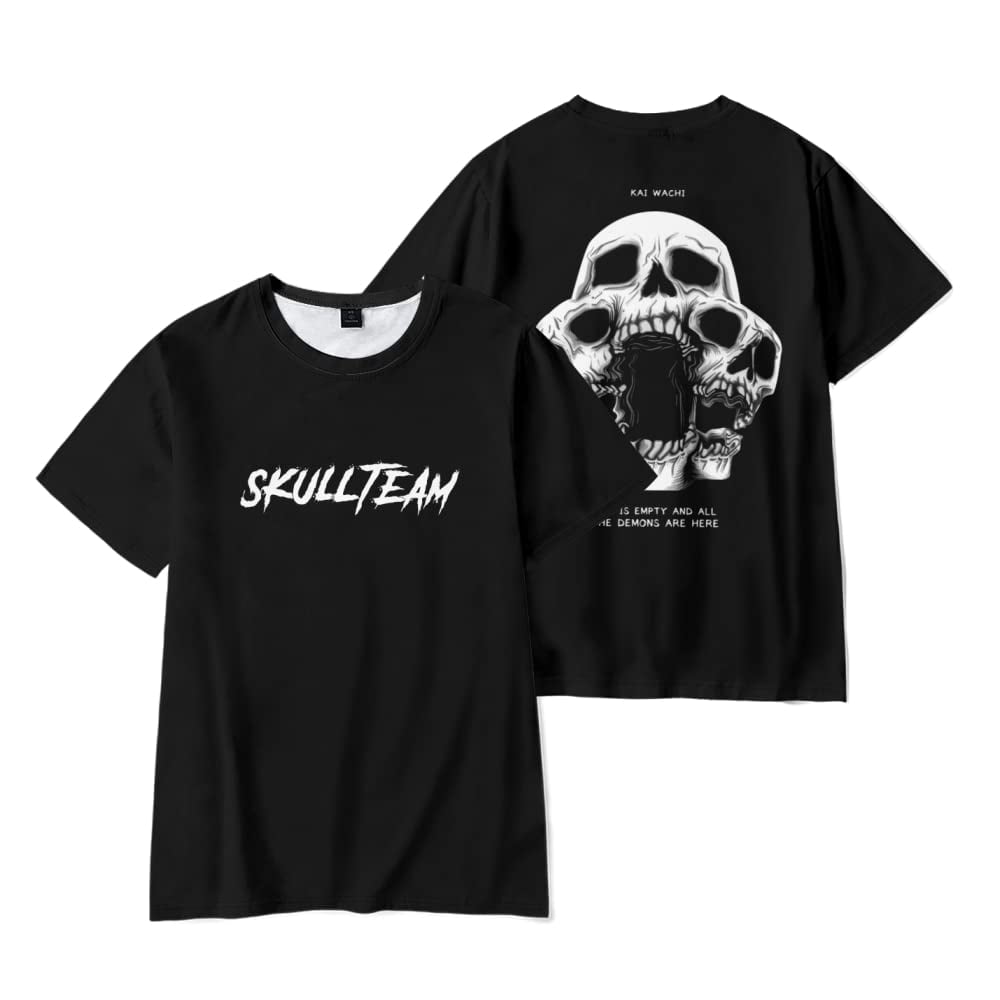 Kai Wachi Rapper Skins Tour T-Shirt Unisex Short Sleeve Round Neck Tee ...