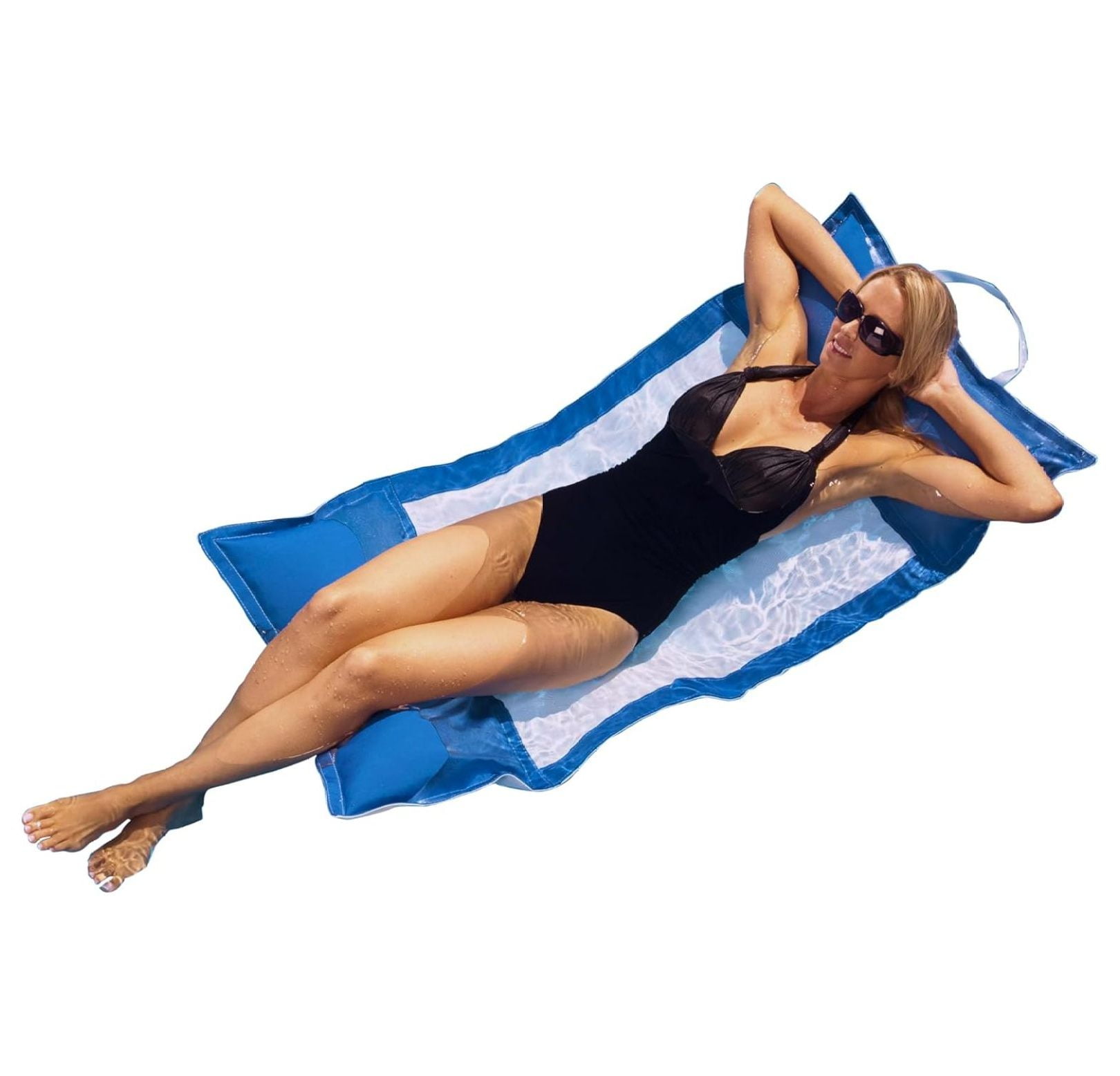 Kai Water Hammock, Adult Pool Float, Fade-Resistant Marine-Grade Fabric, Resort-Like , 28 in x ...