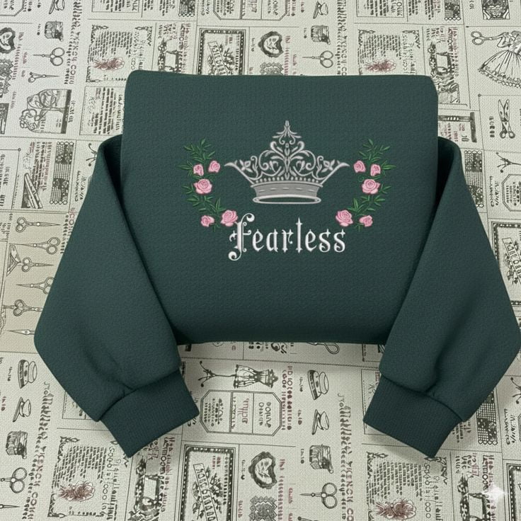 Kai and Paedyn SWEATSHIRT – Powerless Series Fearless Book Embroidered ...