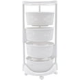 Kaibrite Rotating Kitchen Storage Rack, Multi-Layer Revolving Basket ...