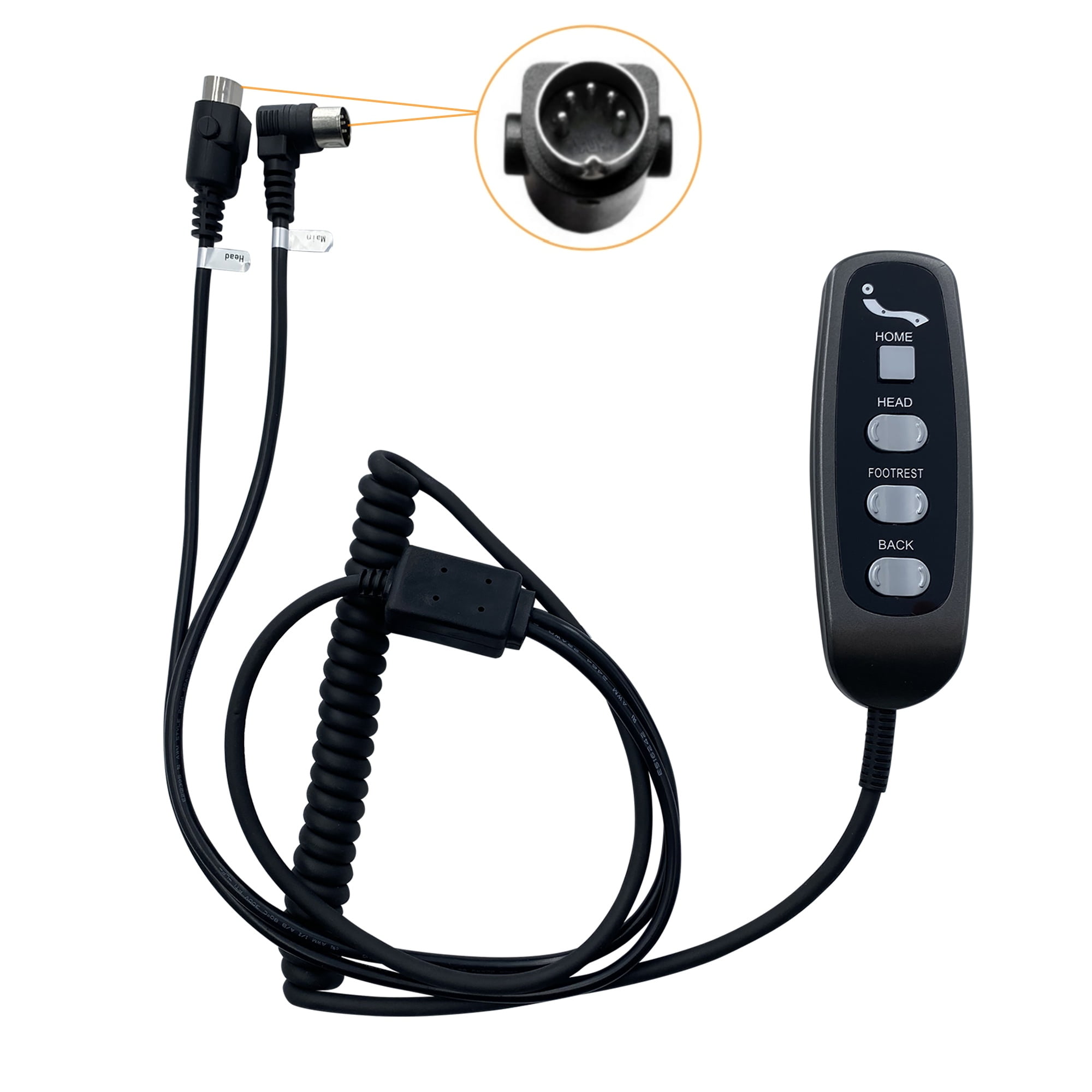 Kaidi 7 Button 5 Pin Hand Control Remote Model KDH130-002 Replacement ...
