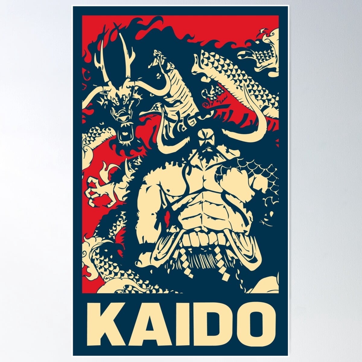 Kaido (2 Forms) Poster Wall Art, Modern Wall Decor For Living Room ...