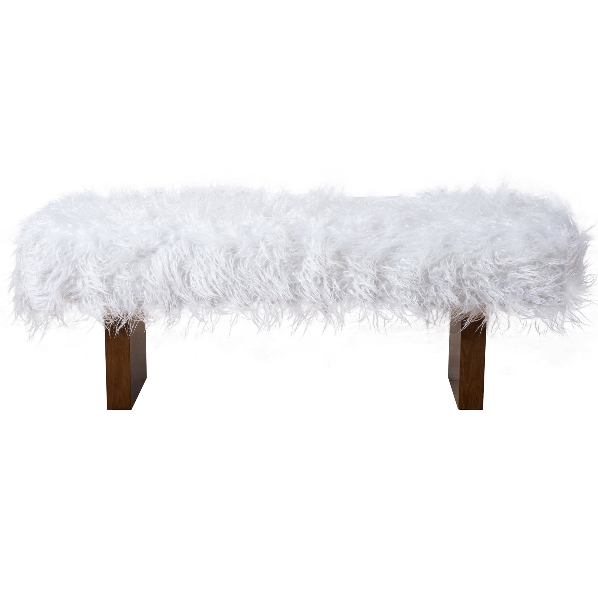 Kaido 51" Wide Japandi Style Plush Upholstered Luxury Bench in Khaki ...
