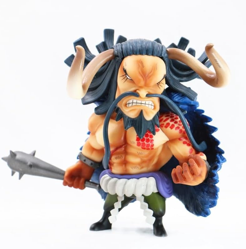 Kaido Figure Q Version Fighting Wooden Club Kaido Anime Figures 15cm/5 ...