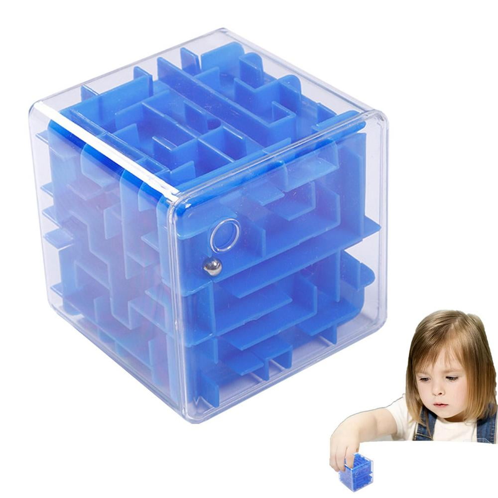 Kaigelin Cube Maze Toy Dimensional Puzzle Maze Cube For Kids Rolling ...