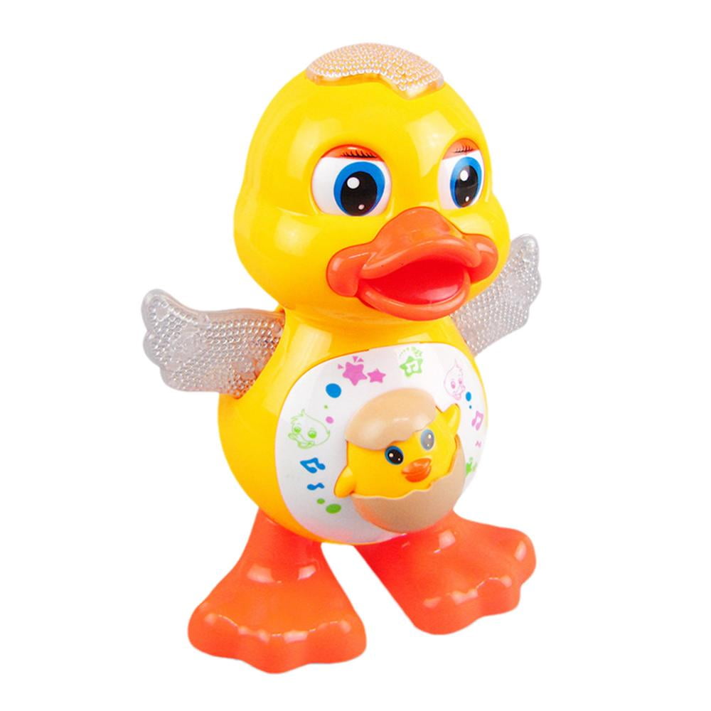 Kaigelin Dancing Duck Walking & Dancing Musical Toys Duck with LED ...