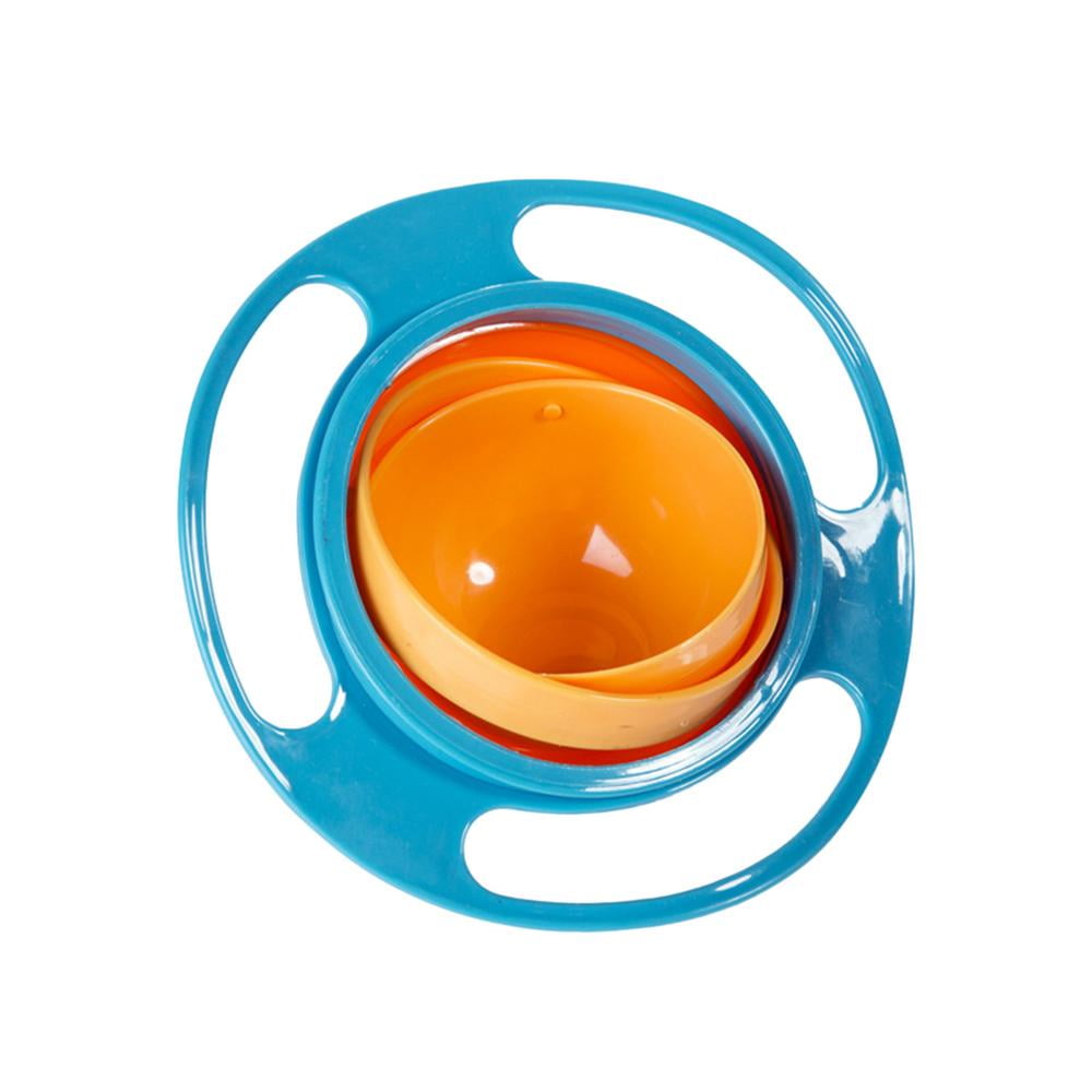 Kaigelin Gyro Snack Bowl Creative Spill Resistant Bowl for Feeding ...