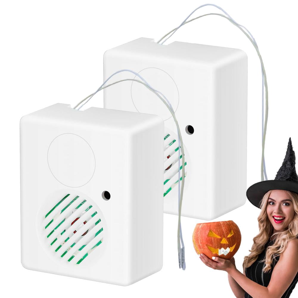 Kaigelin Halloween Sound Speaker 2X Halloween Sound Sensor with Color ...