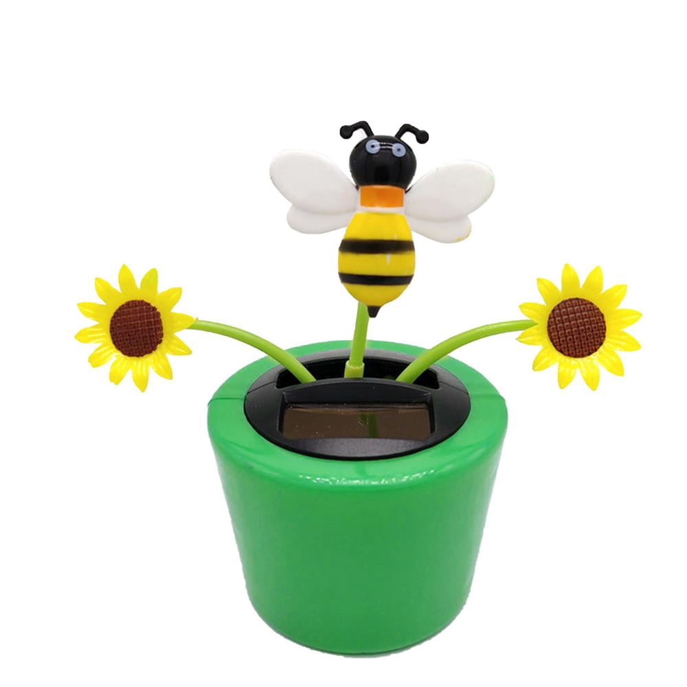 Kaigelin Happy Dancing Solar Flower Sunflower Solar Car Ornament Car ...