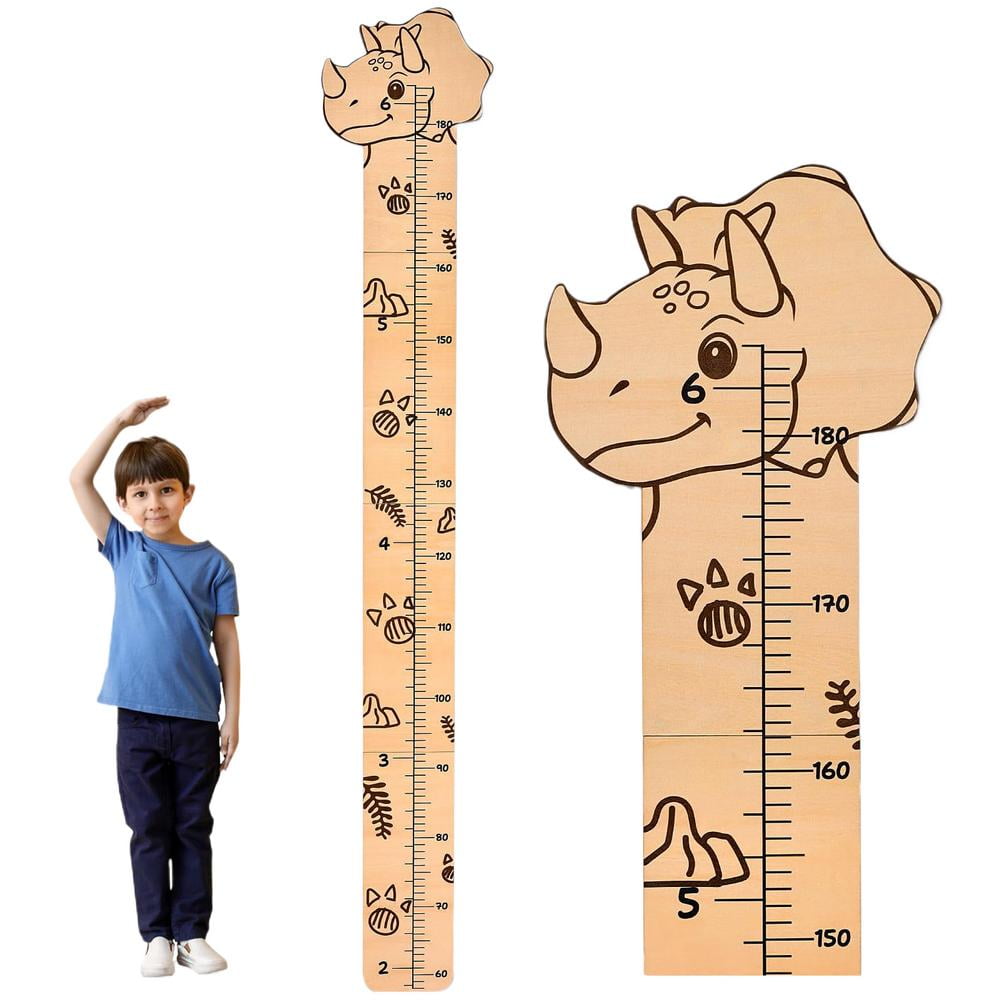 Kaigelin Kids Growth Chart Wall Mounted PVC Height Record Ruler Animal ...